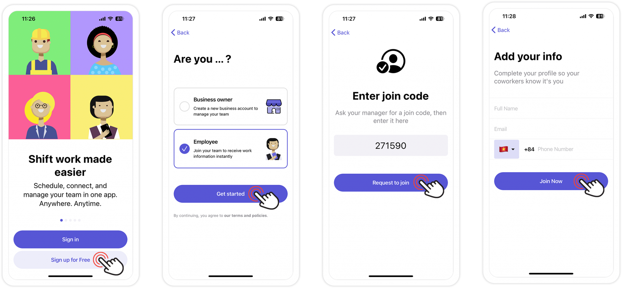 Mobile app guide for employees – Camelo Help Center