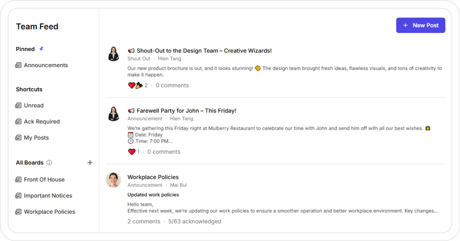 Use Team Feed on Camelo – Camelo Help Center