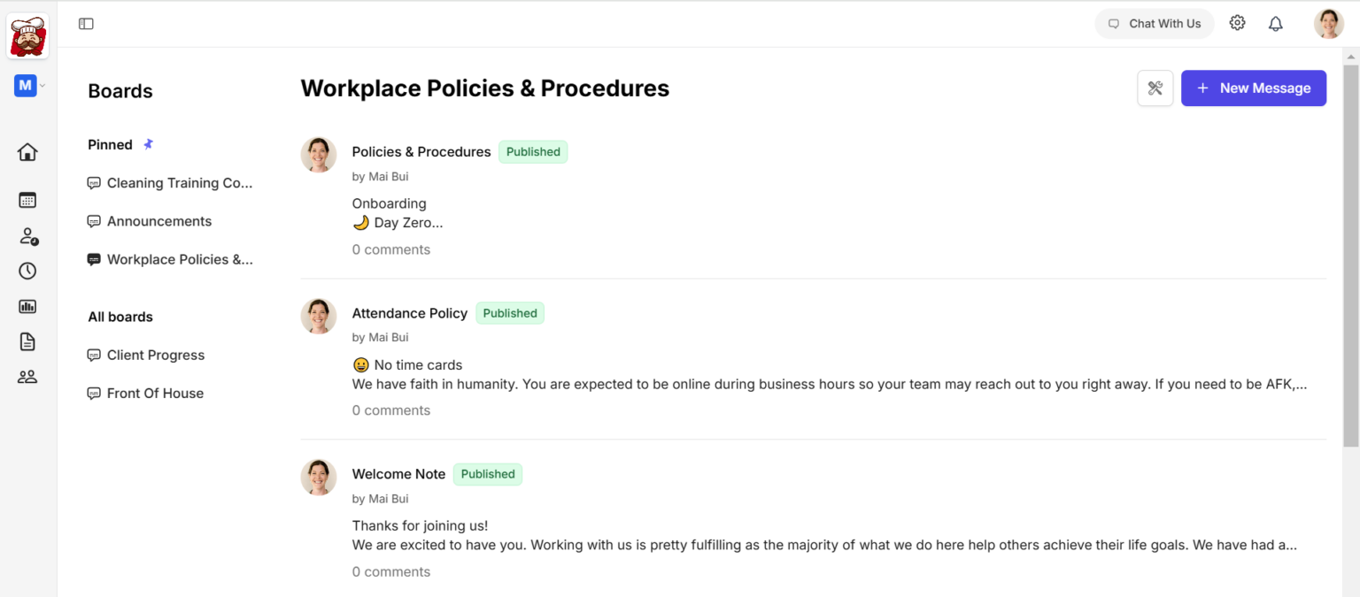 Introducing Message Boards & Documents – Camelo Help Center