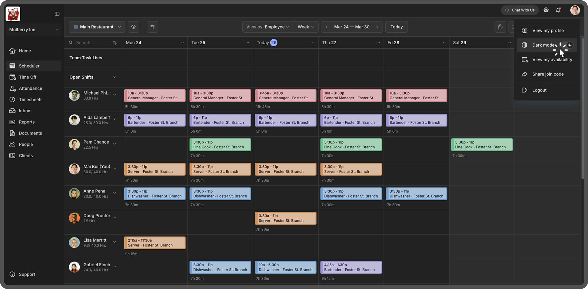 Introducing Dark Mode, Day View, and Notification Settings – Camelo ...