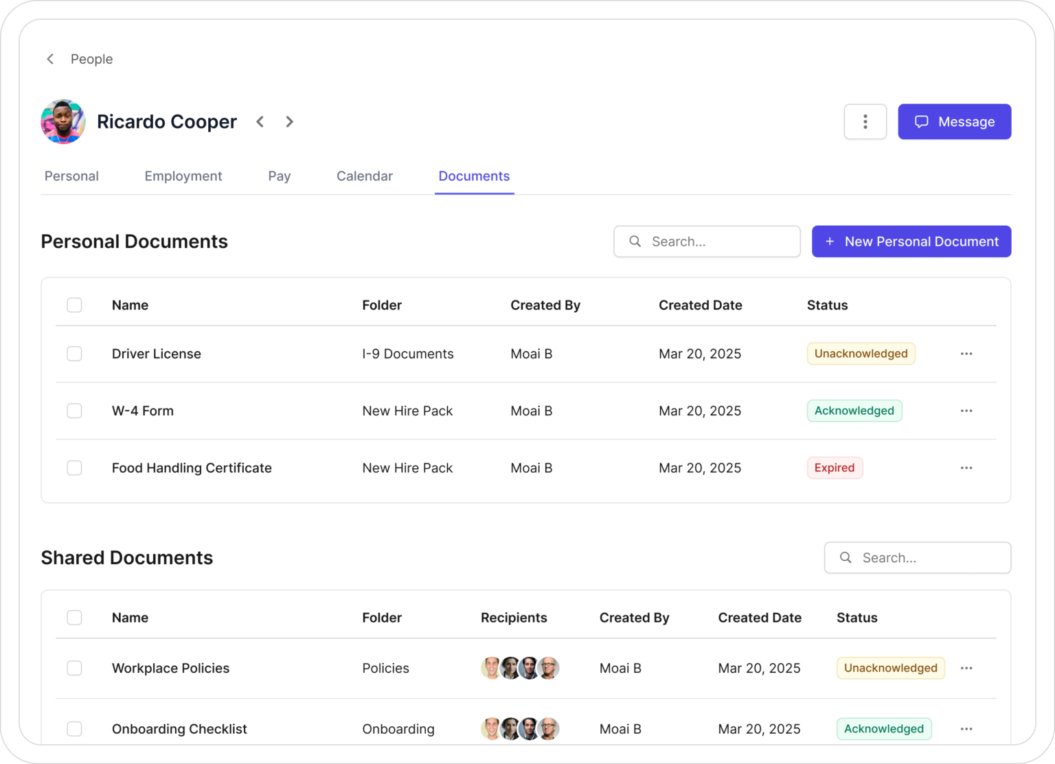 Attendance Notices, Time Off Policies, & Employee Documents – Camelo ...
